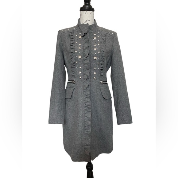 Boston Proper | Jackets & Coats | Boston Proper Grey Wool Shimmery ...